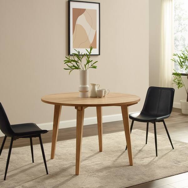 Middlebrook Contemporary Minimal Solid Wood Dining Table - On Sale ...