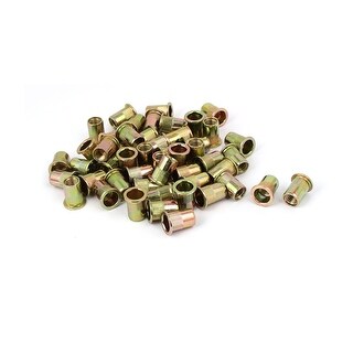 M10 x 20mm Knurled Threaded Blind Rivet Nut Open End Insert Nutsert ...