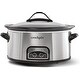 6 Quart Slow Cooker with Auto Warm Setting and Programmable Controls ...