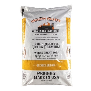 Grilling Pellets Hickory Blend Ultra Premium 20lb Grilling Pellets Bold ...