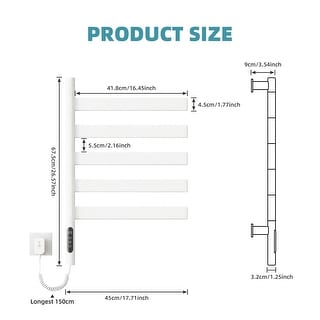 Heated Towel Racks for Bathroom - Bed Bath & Beyond - 40268628