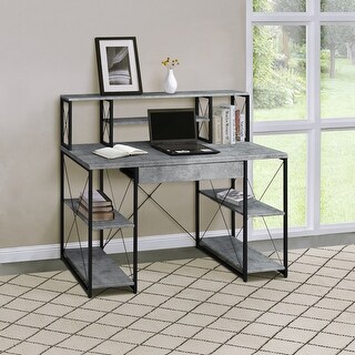 Studio Desk Computer Desks with Drawer and Open Compartments - Bed Bath ...