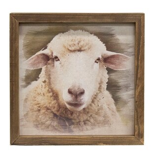 Serious Sheep Framed Print Wood Frame - Bed Bath & Beyond - 36295690