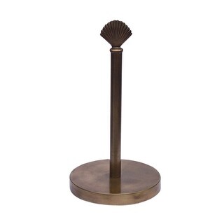 Seashell Paper Towel Holder 16inch - 16" L x 7" W x 7" H - Bed Bath ...
