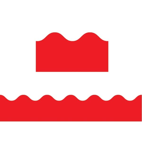 Red Scalloped Borders - Bed Bath & Beyond - 17106513