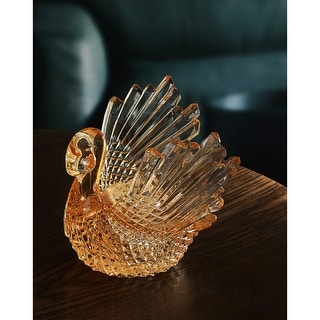 Swan Jewelry Boxes - 6" - Amber - Set of 4 - Bed Bath & Beyond - 42069901