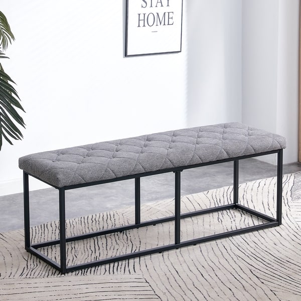 Tufted Extra-long Entryway Bench - Bed Bath & Beyond - 39834759