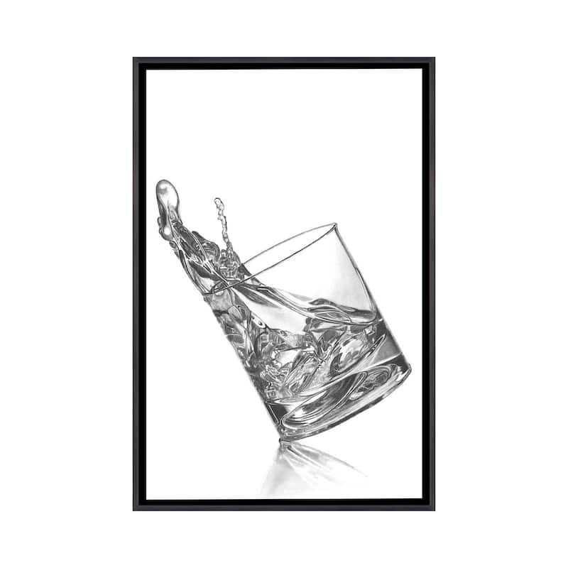 iCanvas "Bourbon Splash" by Paul Stowe Framed - Overstock - 37663654