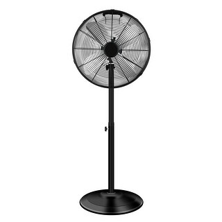 16 Inch High Velocity Stand Fan, Adjustable Heights, 75 Degree ...