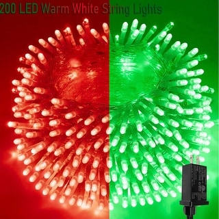11 Modes 66FT 200 LED Super Bright String Christmas Lights - Bed Bath ...