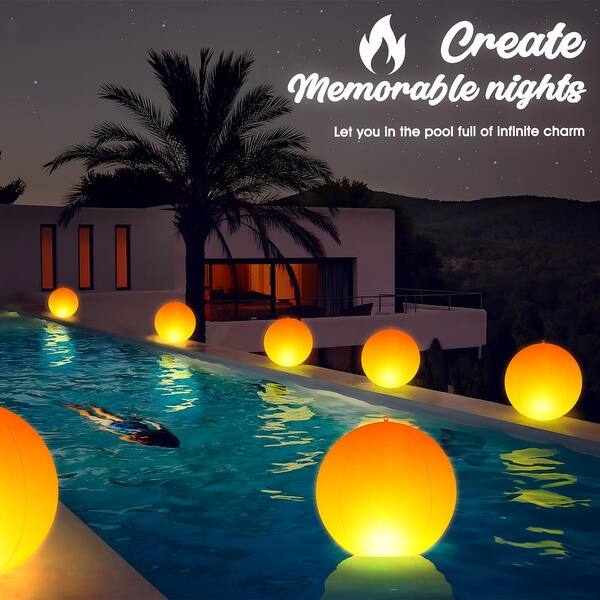 floating solar pool lanterns