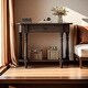 Retro Storage Console Table with Drawer and Open Shelf - Bed Bath ...