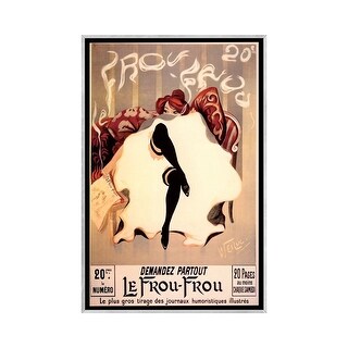 iCanvas "Le Frou Frou" by Vintage Apple Collection Framed - Bed Bath ...