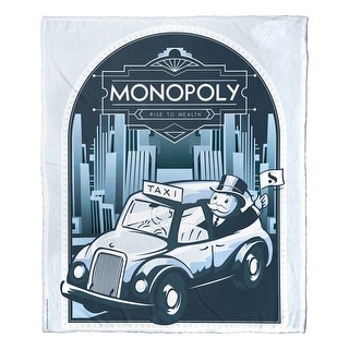 Hasbro Monopoly Rise to Wealth Silk Touch Throw Blanket - Bed Bath ...