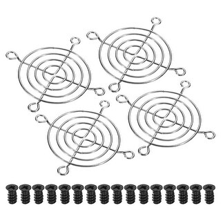 60mm Fan Finger Grill, 4 Pack Metal Grill Protector Guard with Screw ...