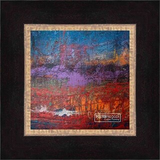 18x18 Traditional Complete Wood Square Picture Frame with UV Acrylic ...