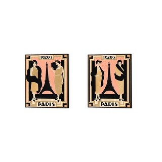 Annie Warren '1920's Paris' Canvas Art (Set of 2) - Bed Bath & Beyond ...