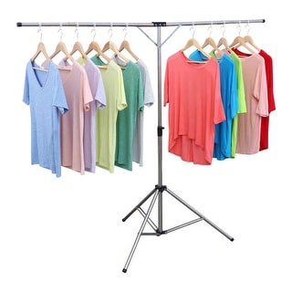Foldable Portable Space Saving Drying Rack, Adjustable with Windproof ...