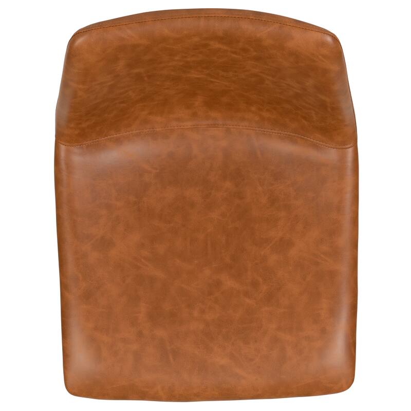 LeatherSoft Bucket Seat Bar Stool (Set of 2) - Overstock - 31320381