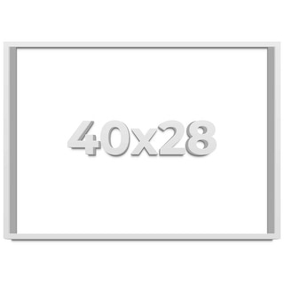 40x28 Shadow Box Frame White 1 Real Wood - Bed Bath & Beyond - 35922627