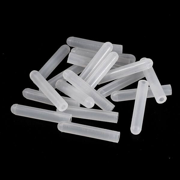2.4mm ID 28mm Long Rubber End Caps Screw Protectors Tubing Covers 60pcs ...