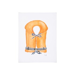 Lifejacket II (20 x 26) Canvas Art Print - Bed Bath & Beyond - 39217454