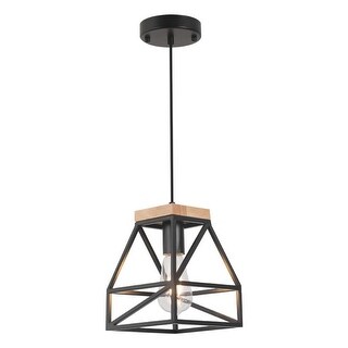 Industrial light fixture Oak kitchen light Metal hanging lights - N/A ...