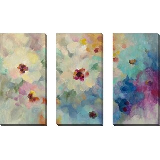 "Floral Extravaganza" 3 Piece Set on Canvas - Bed Bath & Beyond - 36620770