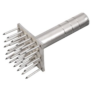 Stainless Steel Meat Tenderizer, Meat Mallet Needle Nails, Silver Tone ...