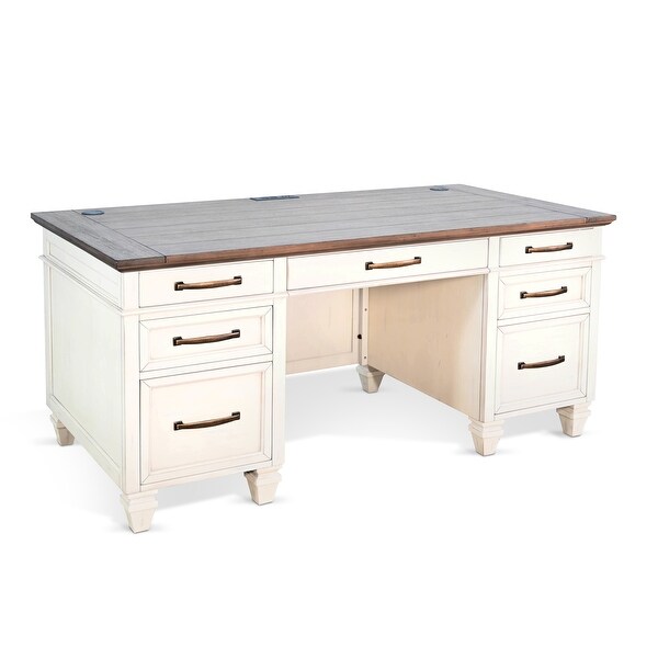 Sunny Designs White Desk with Drawers Bed Bath Beyond 39792902