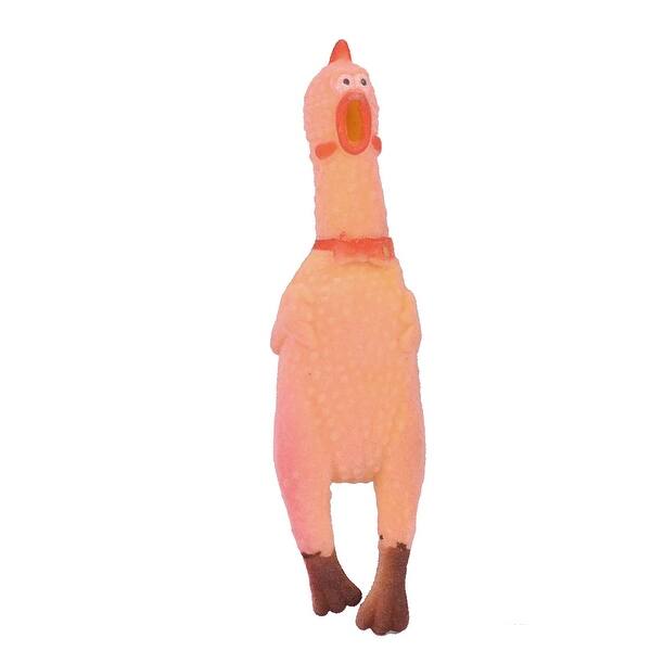 Children Bowtie Decor Rubber Squeeze Shrilling Chicken Toy Plaything ...