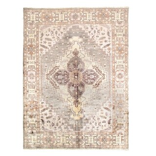 Fine Hand Knotted V.silk Serapi design 8'9'' X 11'9'' - 8'9'' X 11'9 ...