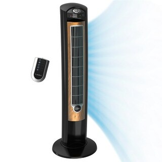 42in Wind Curve Tower Fan with Sleep Mode and Remote Control - Bed Bath ...