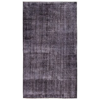 ECARPETGALLERY Hand-knotted Color Transition Black Wool Rug - 3'4 x 6'3 ...
