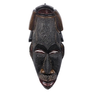 Novica Handmade Peace In Our Time African Wood And Metal Mask - Bed ...
