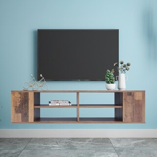 Wall Mounted Media Console TV Stand Component Shelf - Bed Bath & Beyond ...