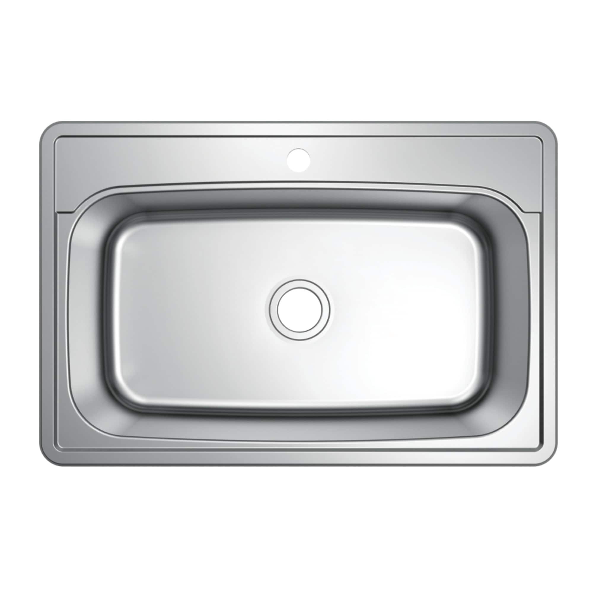 Hanover 18-inch Stainless Steel Undermount Single Bowl Sink - On Sale ...