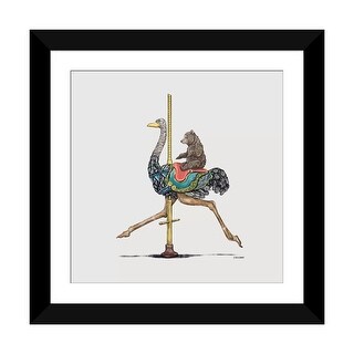 iCanvas "Bear Cub On Ostrich Carousel" by Carolynn Elshof - Bed Bath ...