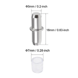 Shelf Bracket Pegs 5x16mm Stainless Steel Shelf Holder Support Pins 30 ...