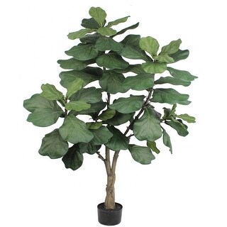 Stunning 6FT Faux Fiddle Leaf Fig Tree - Lush Artificial Ficus for ...