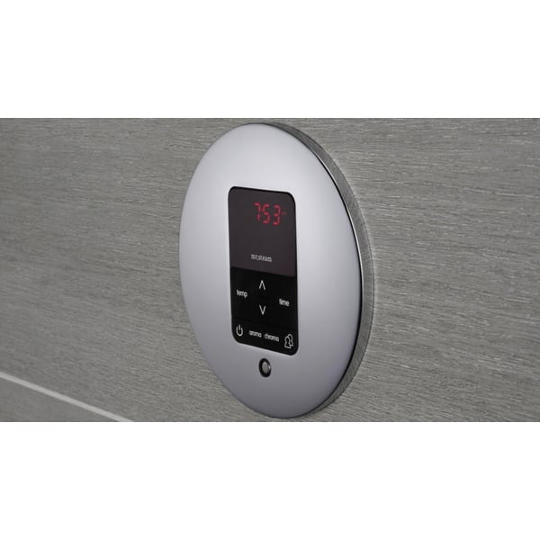 Mr Steam iTempo Plus Steam Shower Control Unit with Round Steamhead ...