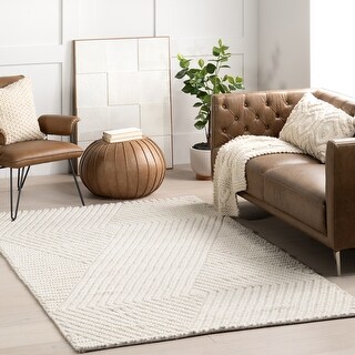 Nuloom Bijorne Modern Geometric Wool Area Rug - Bed Bath & Beyond ...