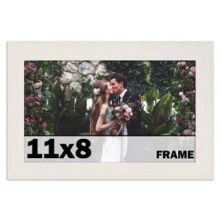 11x8 Frame White Wash Picture Frame Modern Photo Frame Includes UV ...
