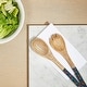 Floral Salad Serving Set, Wooden Kitchen Utensils (2 Pieces) - Bed Bath ...