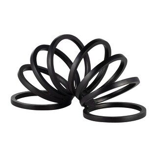 Sagebrook Home Modern Metal Slinky Ring Decorative Sculpture - 11" x 5 ...