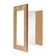 Rectangle Rattan Wall Mirror, Modern Boho Decorative Wall Mirror ...