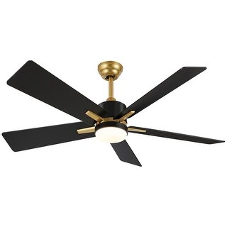 Moasis 52 Inch Dimmable Ceiling Fan with Light Remote and APP Control ...