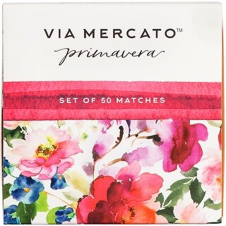 Via Mercato Primavera-50Pc Match Box Set-Spring Flowers - Bed Bath ...