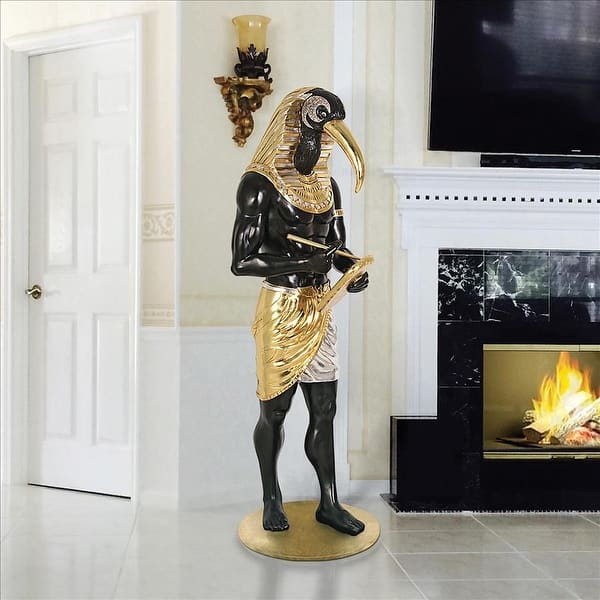 Design Toscano The Egyptian Grand Ruler Collection: Life-Size Thoth ...