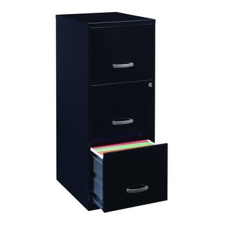Space Solutions 18" Deep 2 Drawer Letter Width Vertical File Cabinet ...